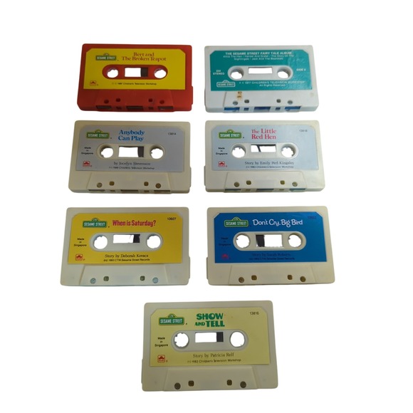 Sesame Street | Toys | Sesame Street Cassettes 7 Tapes Lot Bert Ernie ...